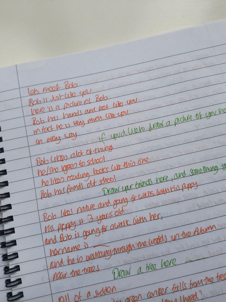 How it started (bonus extra) The first words. – Addies Friendly Feelings